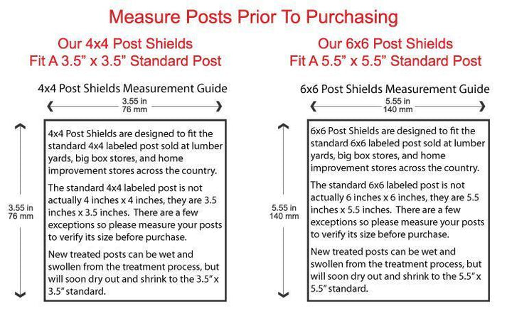 Post Shields 4x4 Post Protection for standard 4x4 posts – Post Shields, Inc